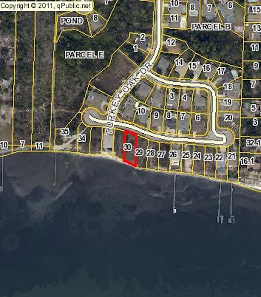 Navarre Sound Front Lot | Sound Hammock - Lot 30 D Turkey Oak Drive ...